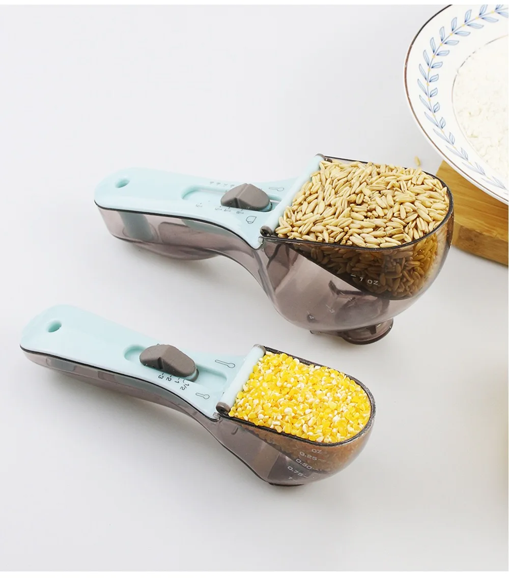 New Cube Kitchen Measuring Tools Magnetic Adjustable Measuring Spoon ...