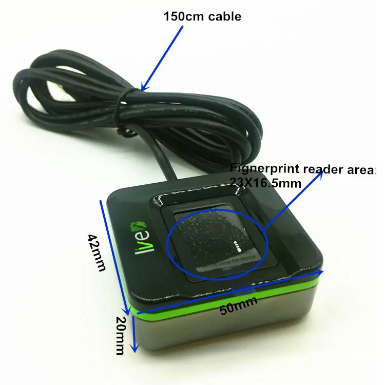 Zkteco SLK20R Digital Fingerprint Scanner - Biometric Attendance