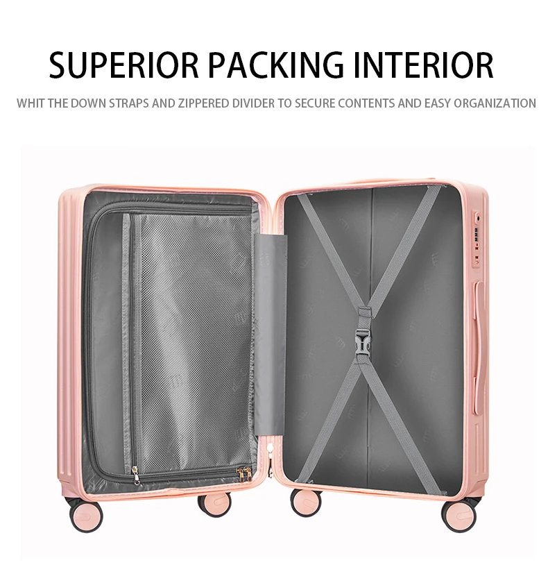3-piece Premium ABS PC Trolley Luggage Sets for Travel