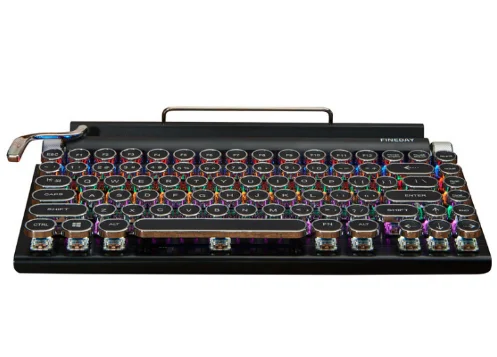 Retro RGB Backlit Mechanical Gaming Keyboard - Wireless & Colourful 83 Keys