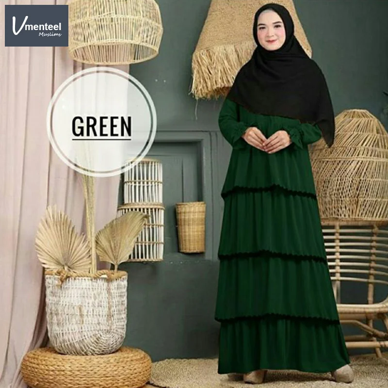 Traditional Islamic National Dress Simple And Elegant Chiffon Long ...