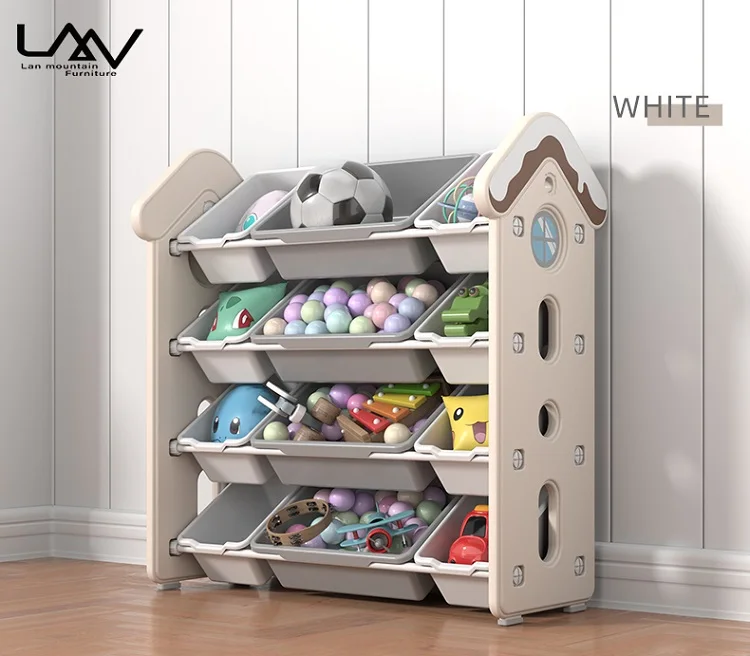 Kindergarten Plastic Children Toy Display Rack Weet House ...