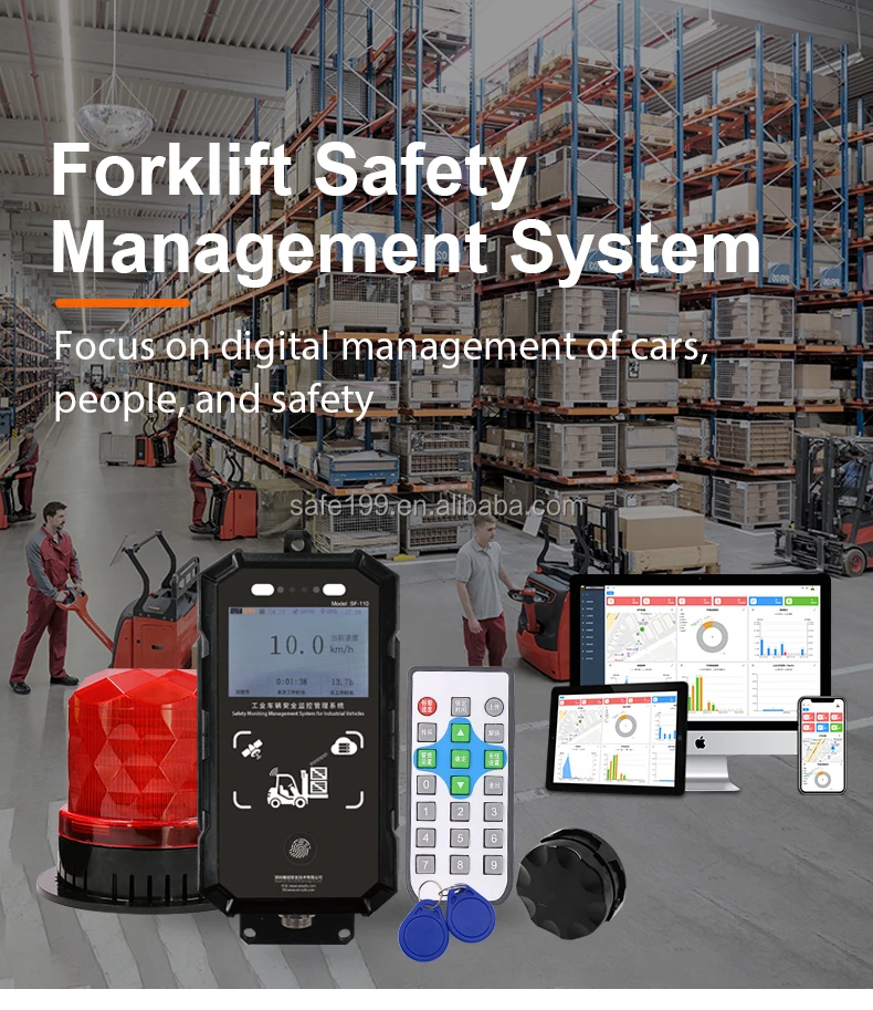 Forklift Fleet Management System - GPS Tracker & Monitoring