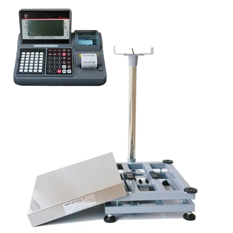 300kg/5g 150kg/2g Industrial Counting Scale With Label Printer ...