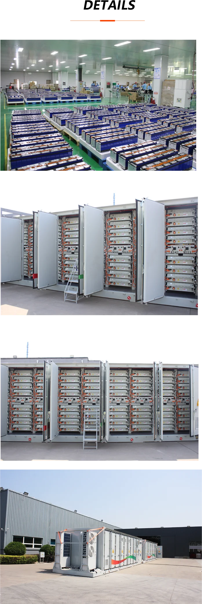 215kw 500kw Lithium Ion Battery Ess Containerized Energy Storage System ...