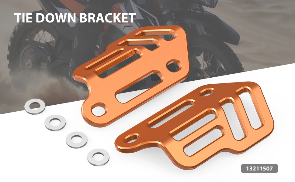 Nicecnc Aluminum Cnc Pair Motorcycle Luggage Rack Side Bags Tie Down ...