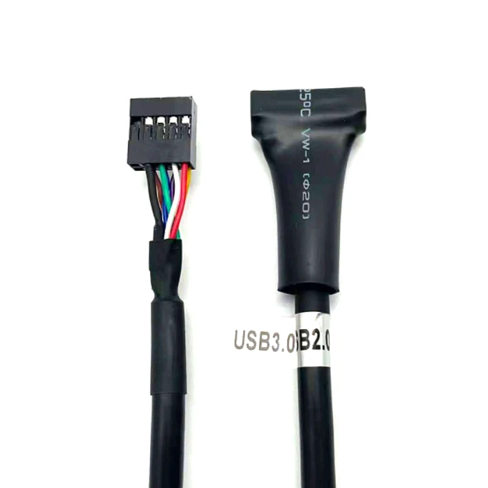 20 Pin Usb 3.0 Male To Motherboard 9 Pin Adapter Cable - Buy Usb3.0 ...