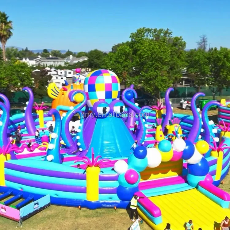 Giant Inflatables Amusement Park Playground Jumping Bounce House ...