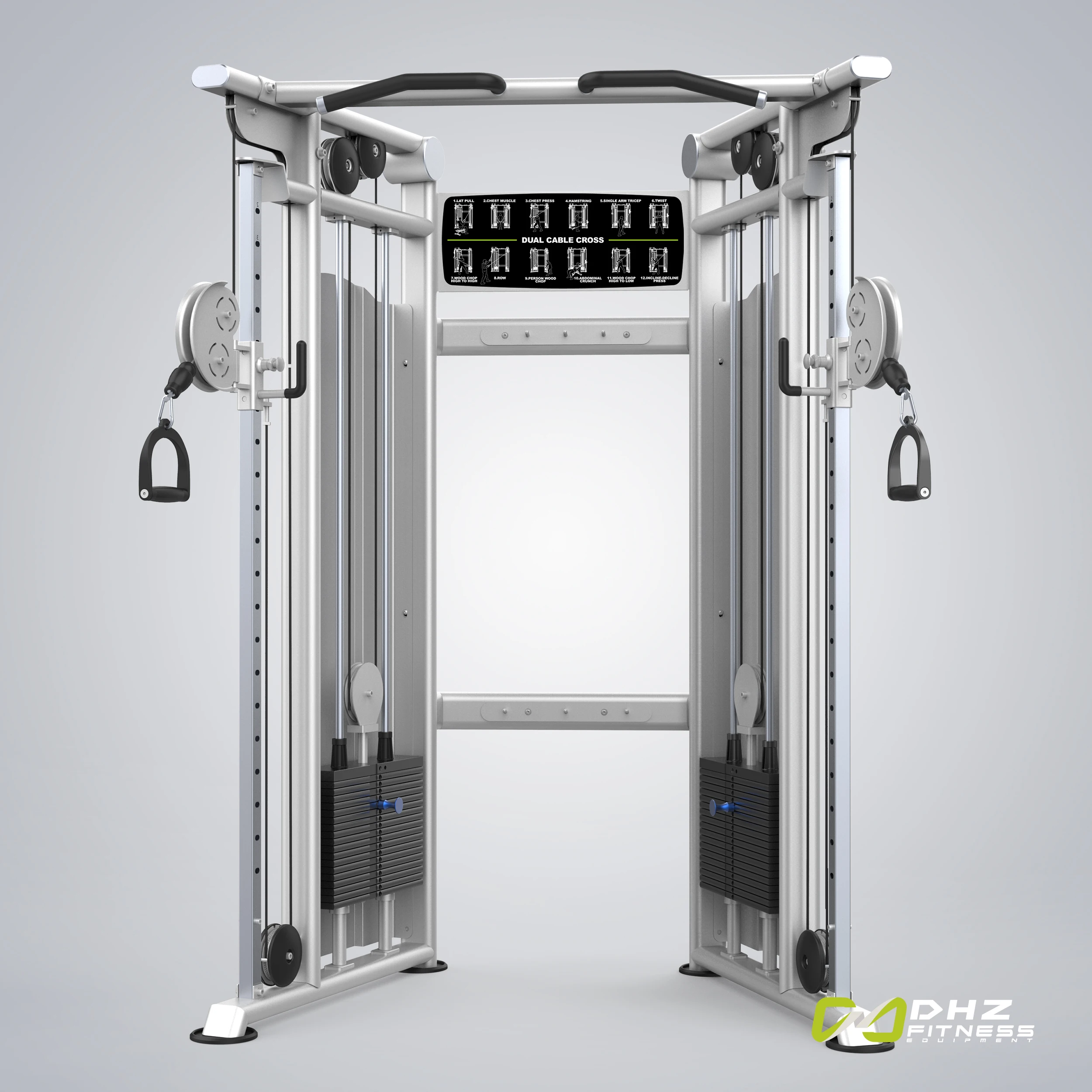DHZ Gym Equipment - Prestige Series U2017 Functional Trainer