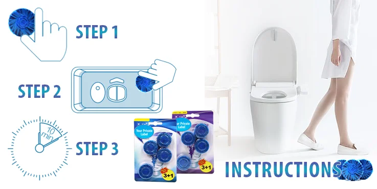 Deep Clean Blue Toilet Cleaner - Sustainable & Effective
