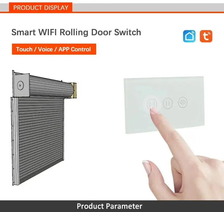 Smart Rolling Door Switch - Control with Tuya APP & Voice