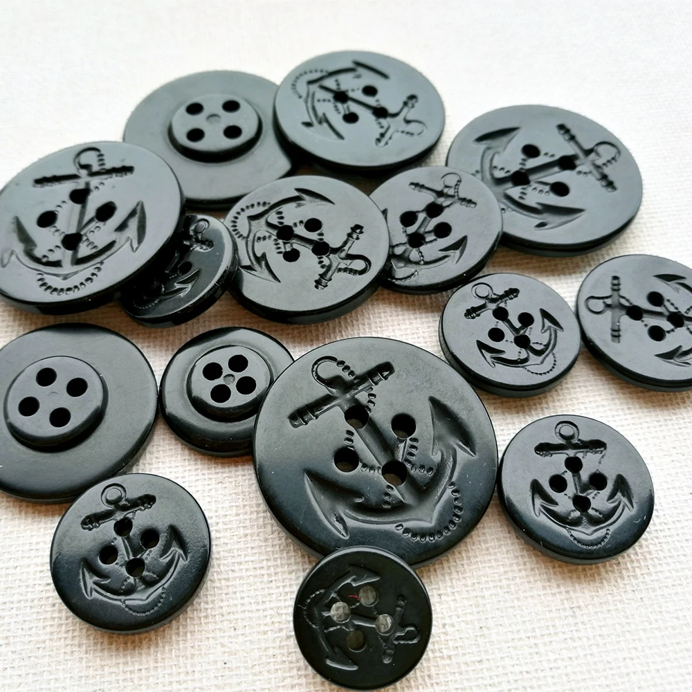 Fireproof Urea Anchor Buttons for Navy Men's Suit Coats