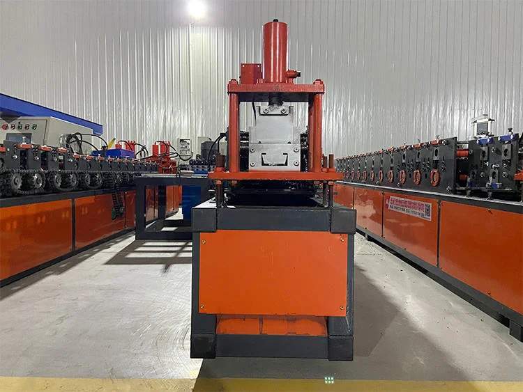 C Z Frame Purlin Cold Roll Forming Machine Full Automatic Quickly Change Steel Frame Channel ...