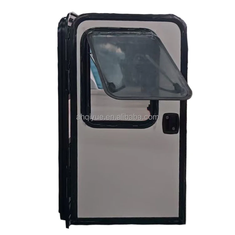 Custom Teardrop Style Caravan Trailer Hybrid Camper Entry Door With ...