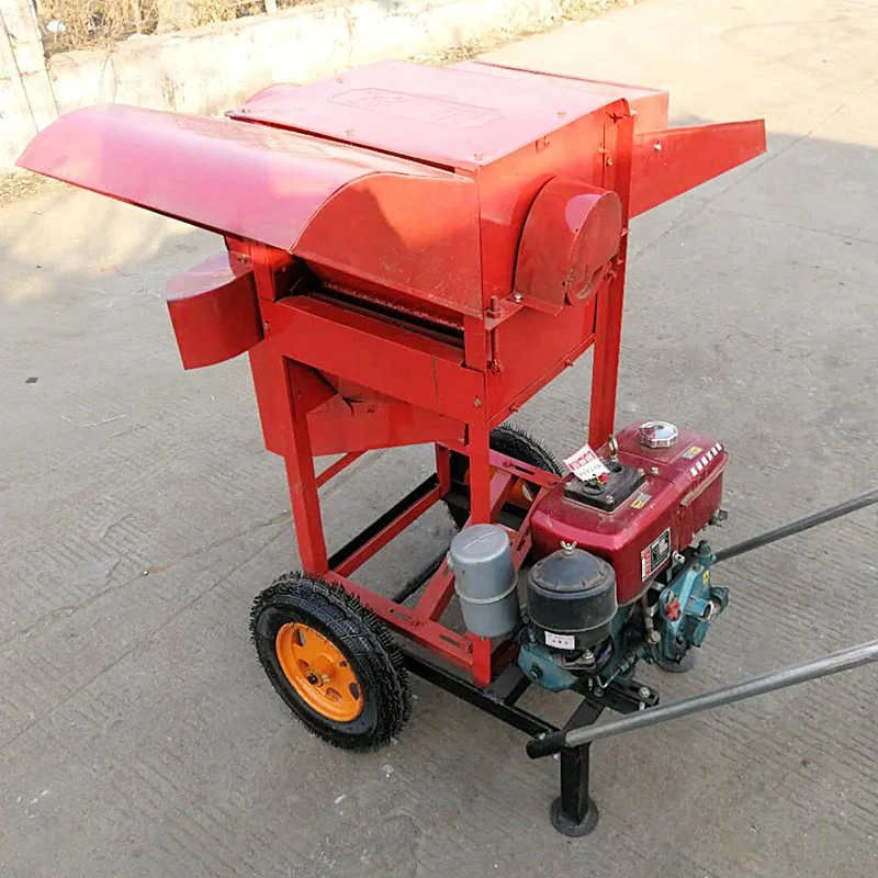 Small Wheat Threshing Machine / Manual Millet Thresher / Rice Thresher ...