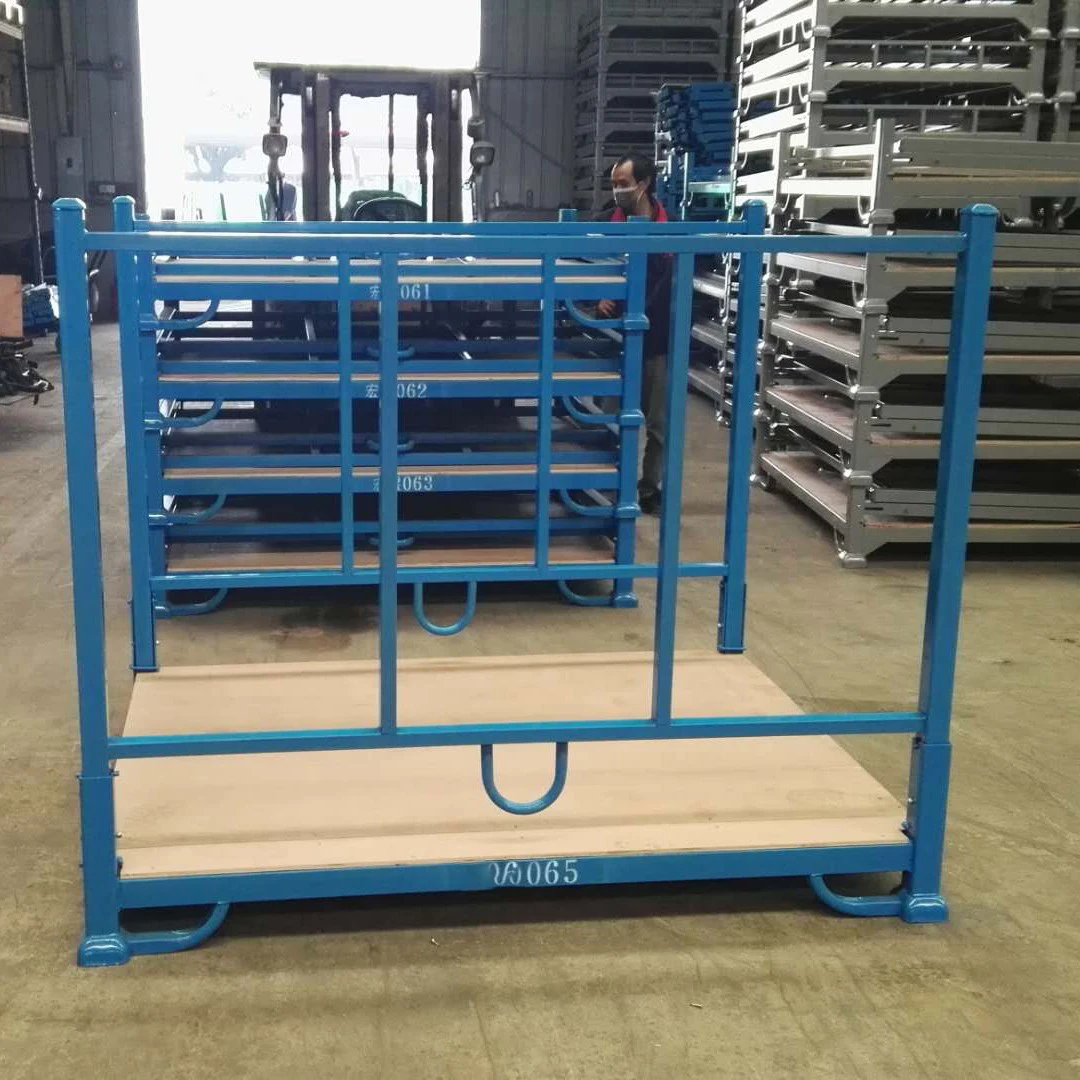 Adjustable Warehouse Steel Pallet Tyre Rack Tires Fold Storage Truck ...