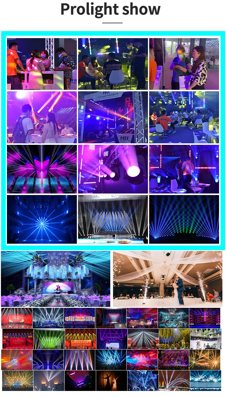 HT Stage 18pcs 54 Waterproof LED Par Can Lights for Parties