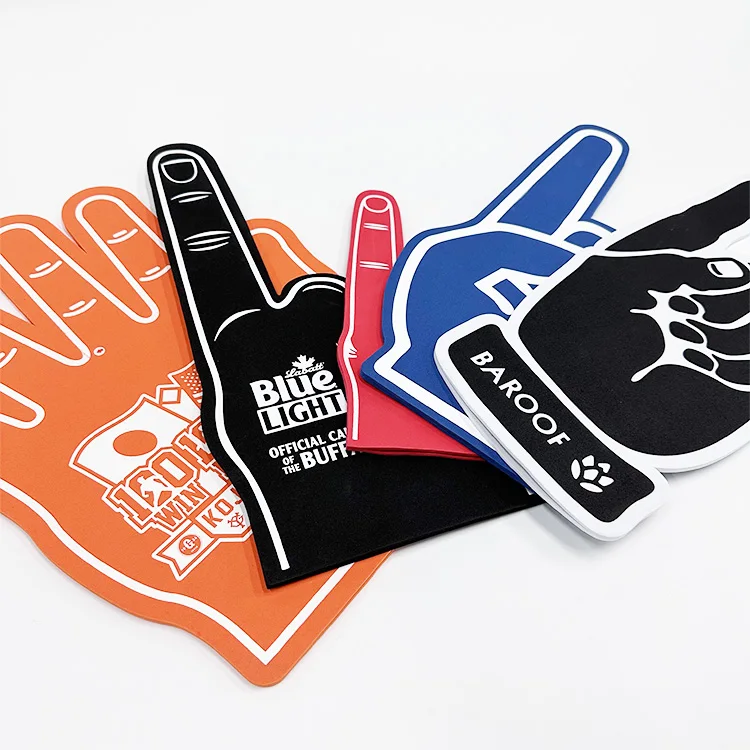 Customized Eva Sports Fan Cheerleading Giant Big Mini Fingers Hand ...