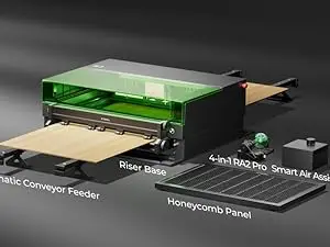 XTool S1 40W Laser Engraver, Class 1 Enclosed Laser Cutter and Engraver ...