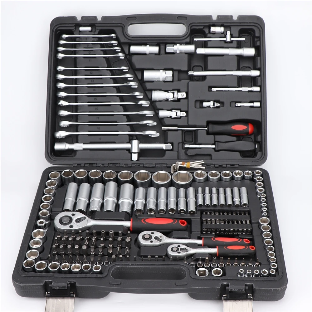 216pcs Socket Wrench Kits Auto Repair Tool Socket Ratchet Spanner Sets ...
