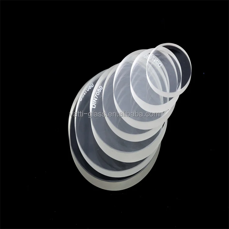 Custom Round Optical Glass Blank Telescope Glass High Borosilicate High ...