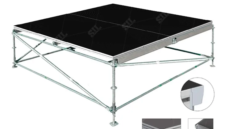 Sil Custom Metal Frame Layher Deck Stage Truss Roof Profile Aluminum ...