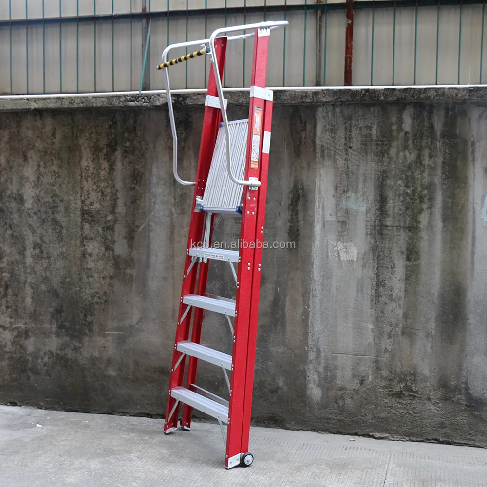Safe and Durable FRP Fence Ladder - 150kg Capacity