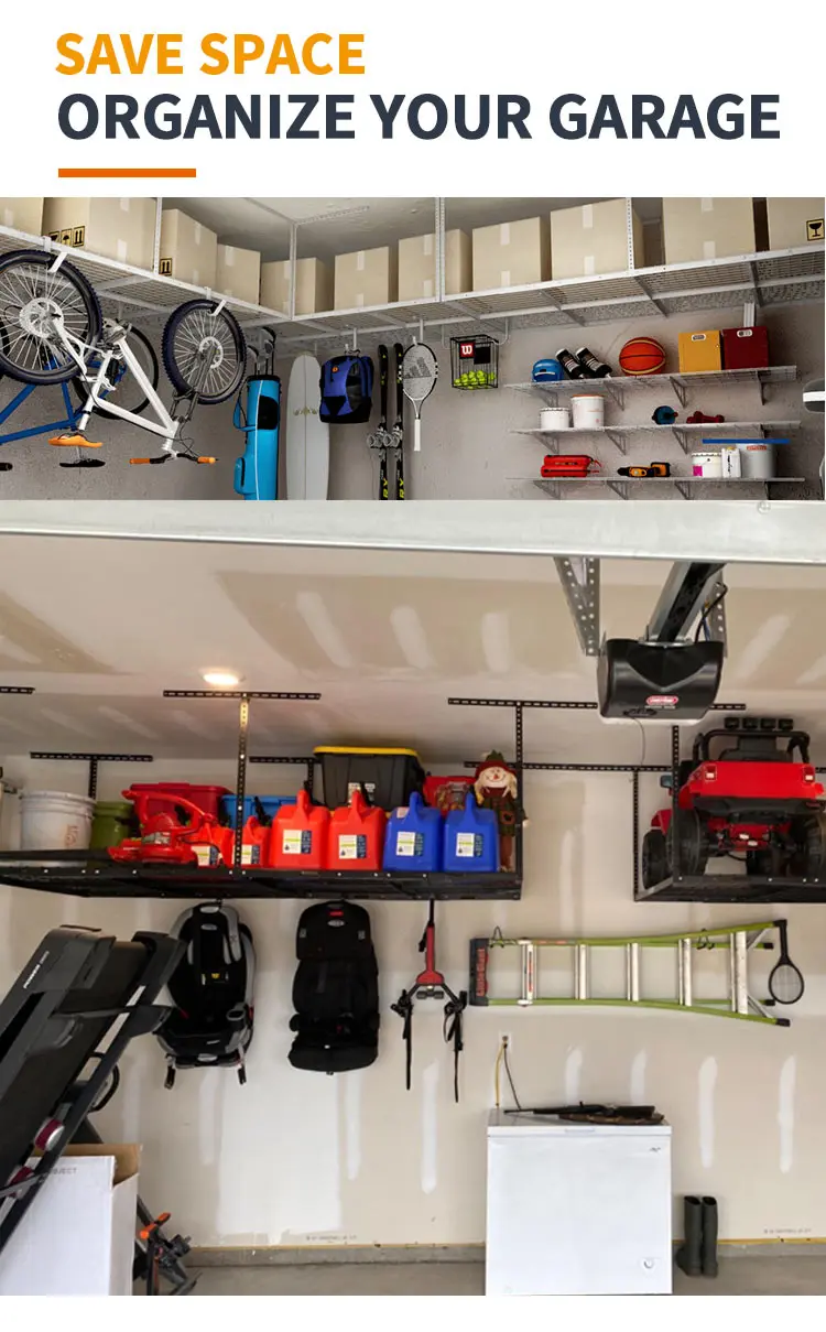 4X8 Wall Mount Shelf Mounting Shelves Racking System Hanging Rack ...