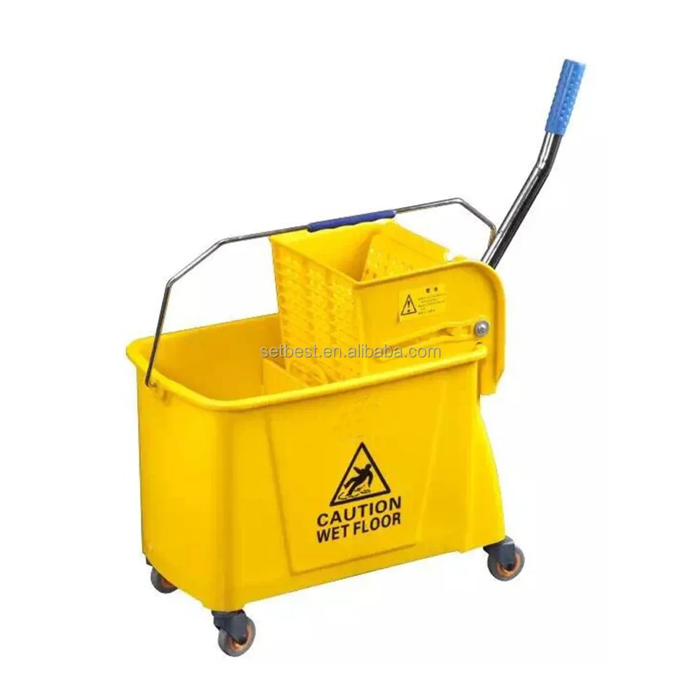 Four Colours Single Mop Wringer Bucket 20l 24l - Buy 20l Wringer Bucket ...