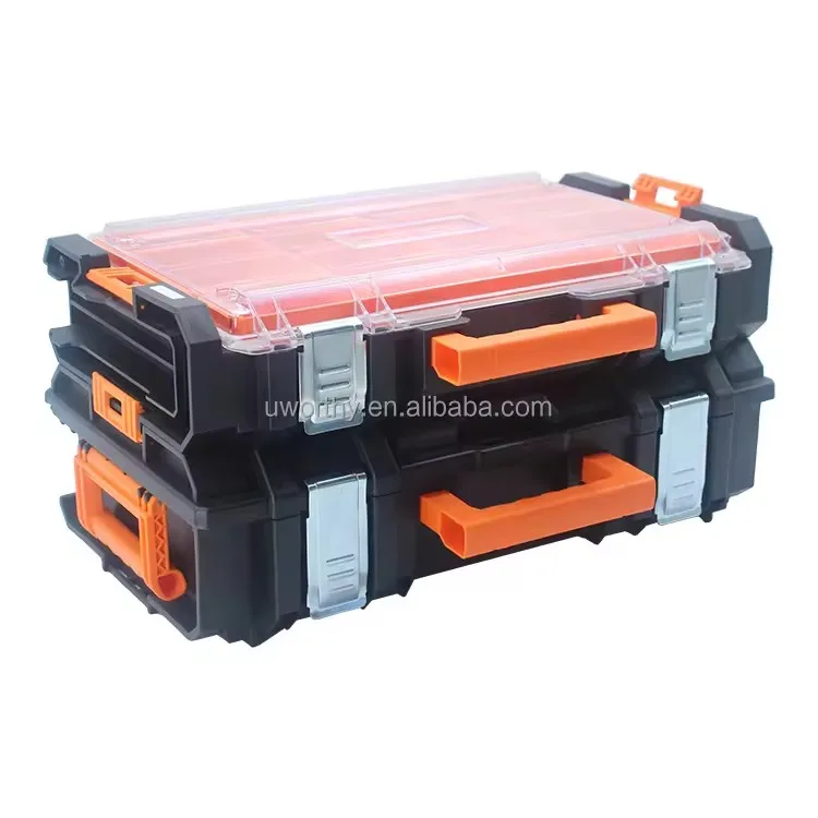 4-Drawer Rolling Plastic Tool Cabinet Trolley Cart Garage Workshop Tool ...