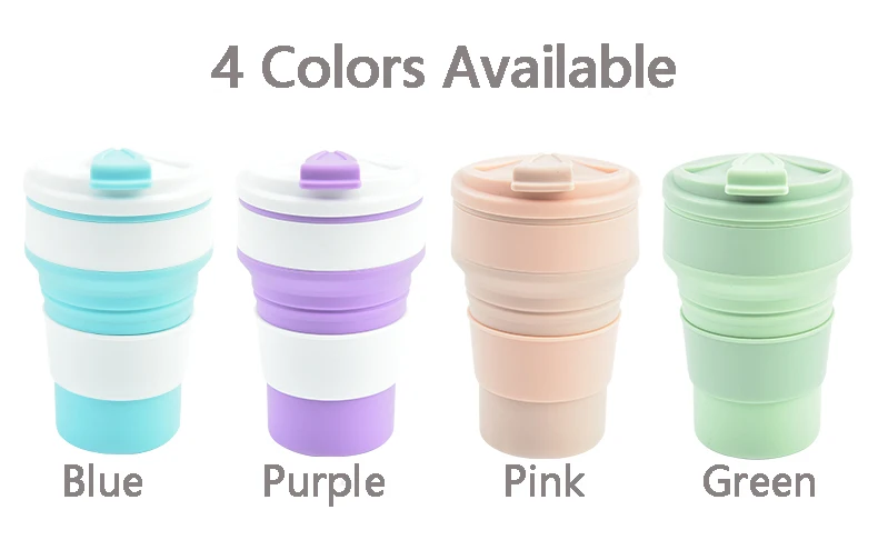 Silicone Foldable Mugs - Durable, Sustainable Travel Cups