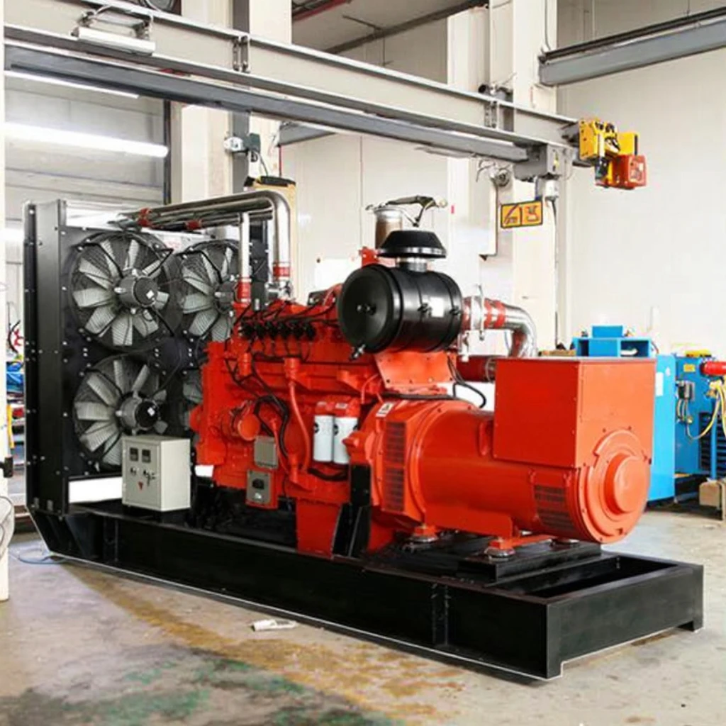 375KVA Commercial Open Frame Gas Generator ATS Option for 300KW 380V 3 ...