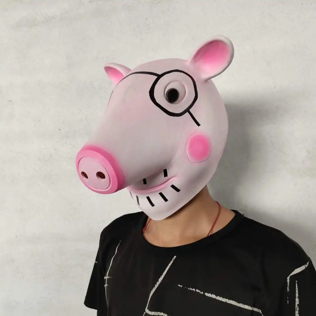 Realistic Latex Pig Mask