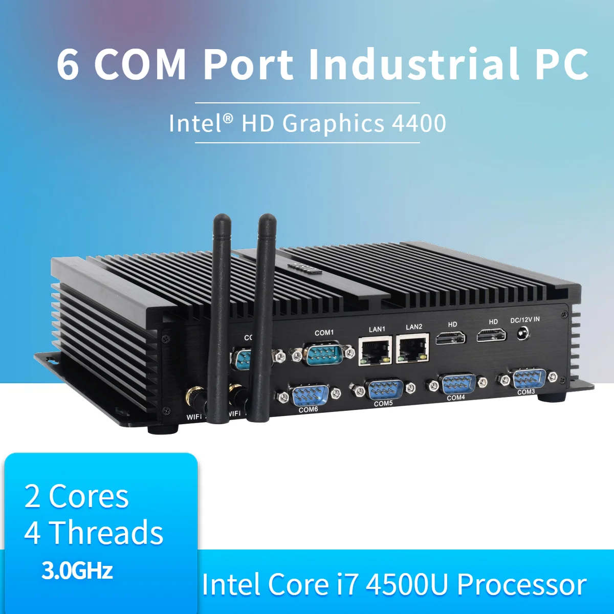 8 USB Mini PC Desktop Computers with I7 4500u & 3-Year Warranty