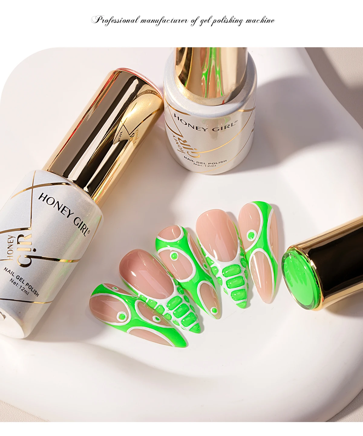 Nail Salon Art Soak Colour Regular UV Gel Set 160pcs Kit