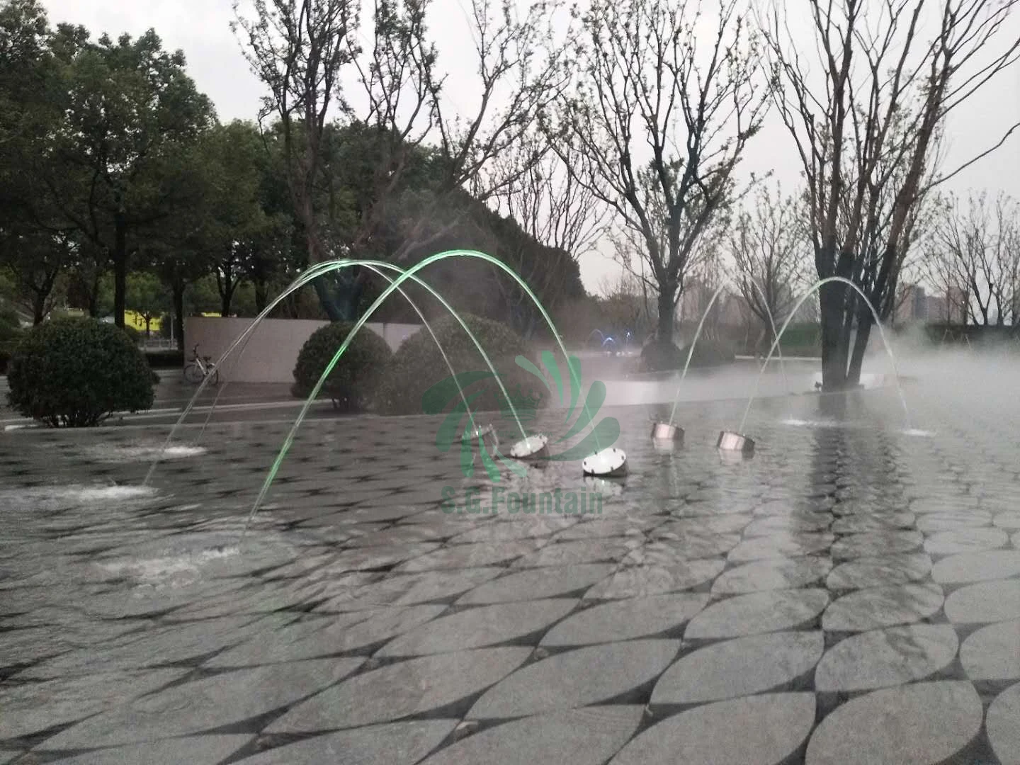 Stainless Steel RGB Pool Laminar Water Jet Waterfall