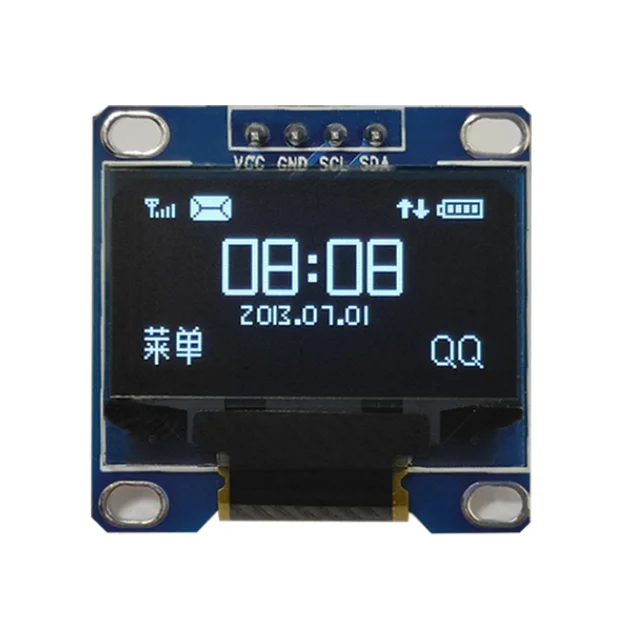 SSD1306 OLED Module - 128x64 Display with Blue/white Light