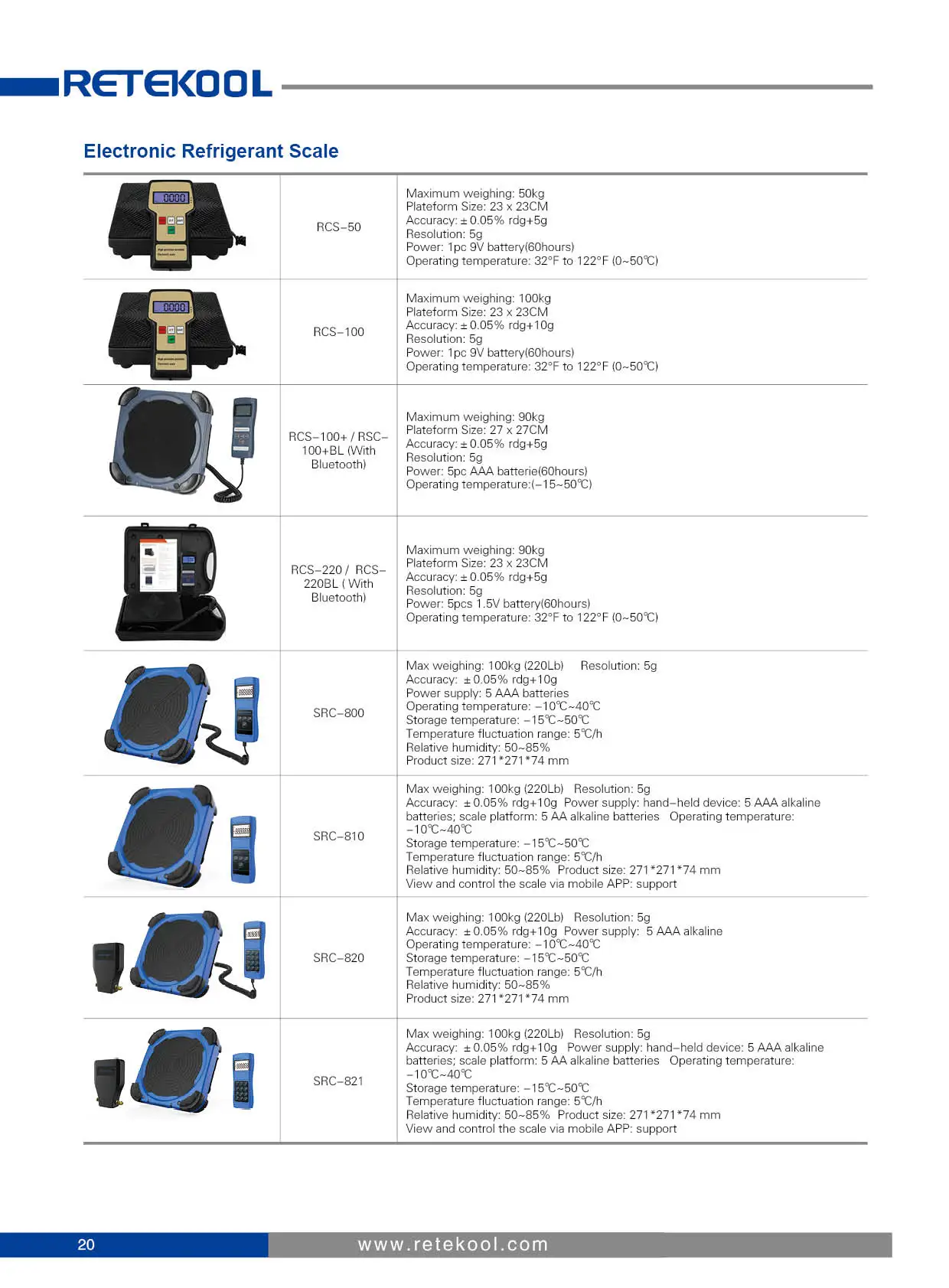 LMC-200 Electronic 100kg LCD Display Refrigerant Charging Scale