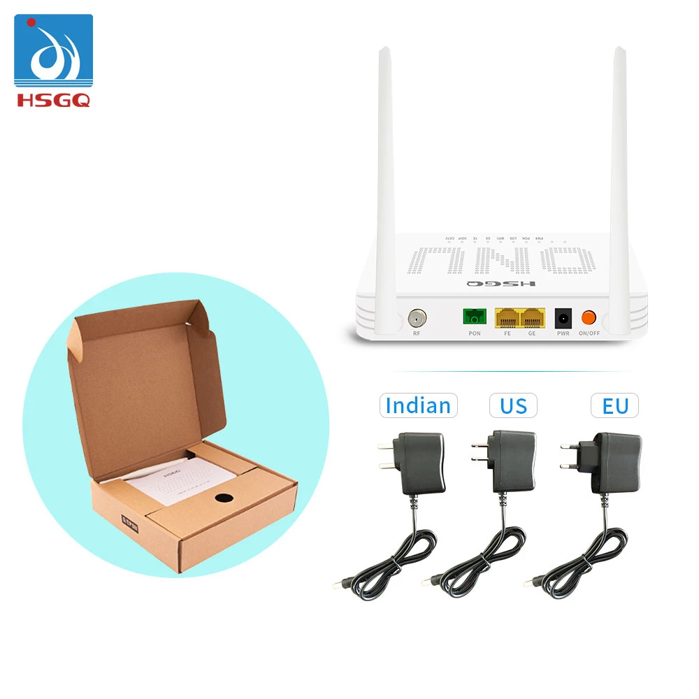 Hsgq-x110wc Fiber Optical Ont Gepon Onu Xpon Catv English Version Optical Network Unit - Buy New ...