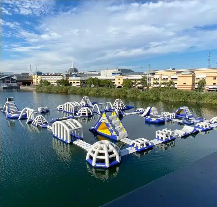 Large Inflatable Pyramid Climbing Commercial Inflatable Water Park Toys ...