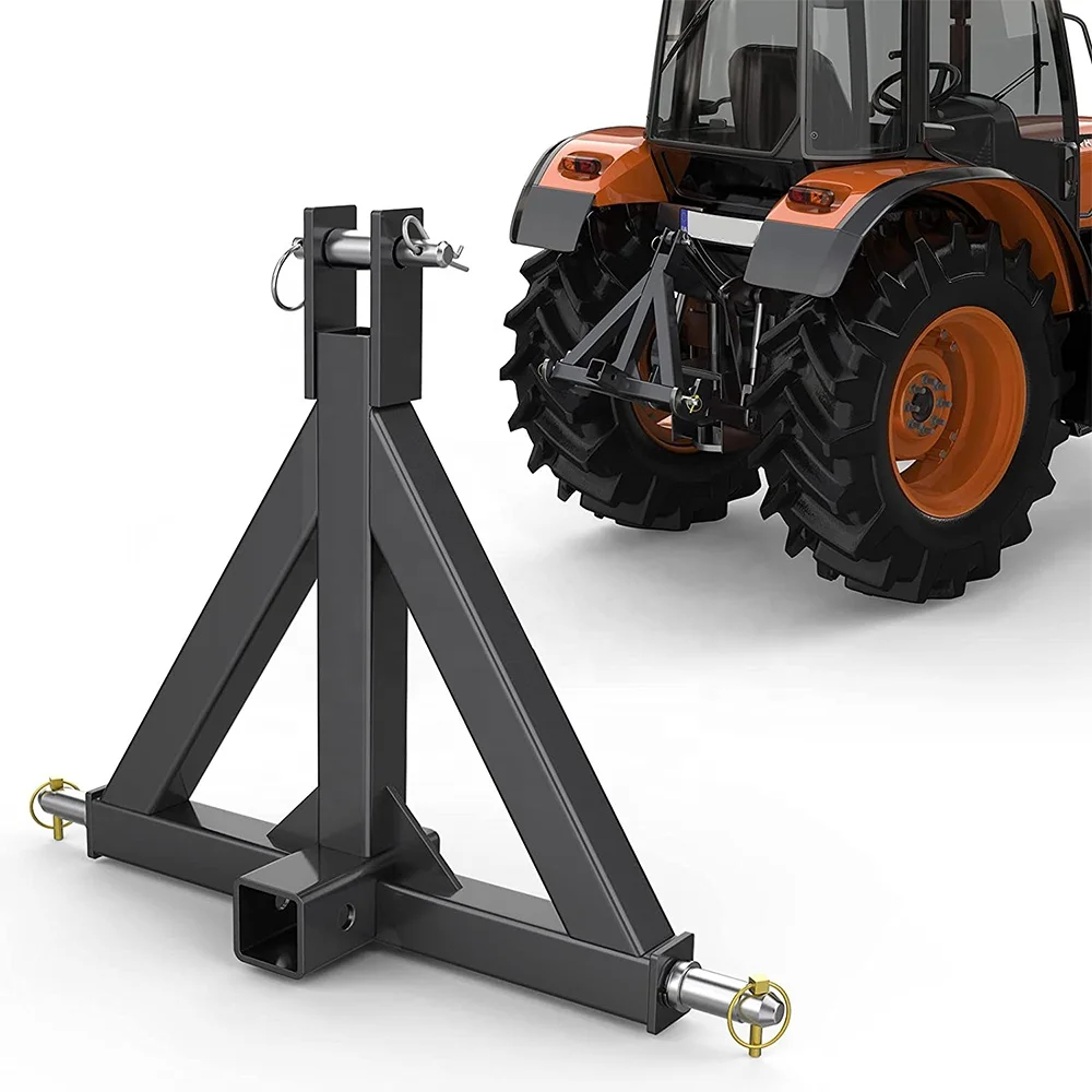 3 Point 2 Inch Receiver Drawbar Hitch Adapter Subcompact Trailer and ...