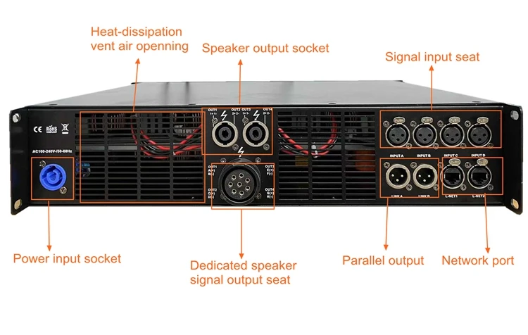 Germany Alldsp La8 Amplifier System Power Amplifier With Dsp - Buy La8 ...