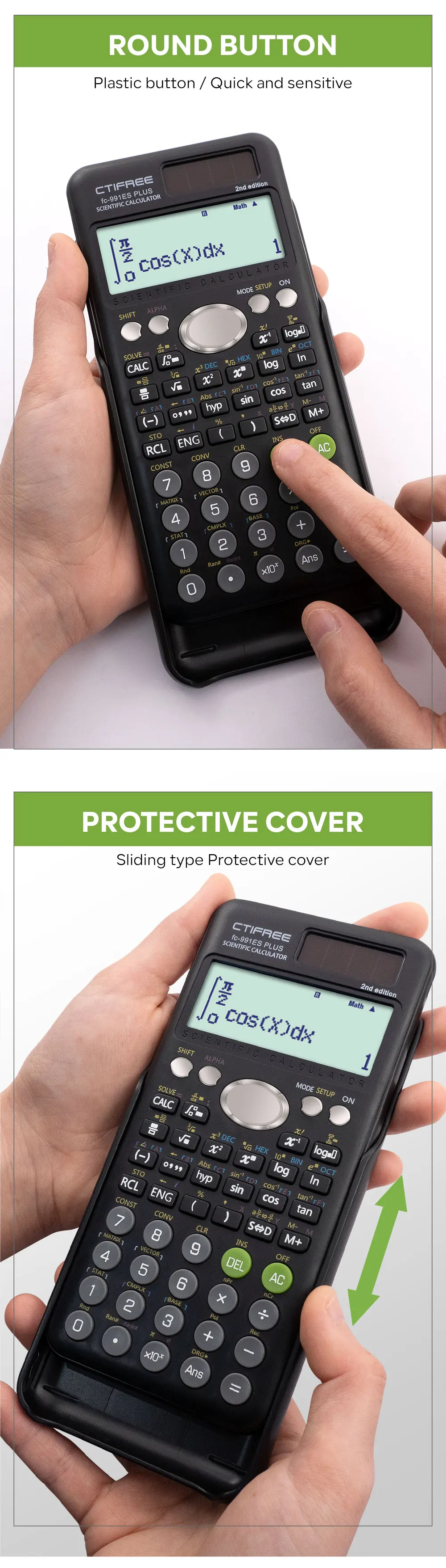 417 Functions Scientific Calculator - FX-991ES Plus