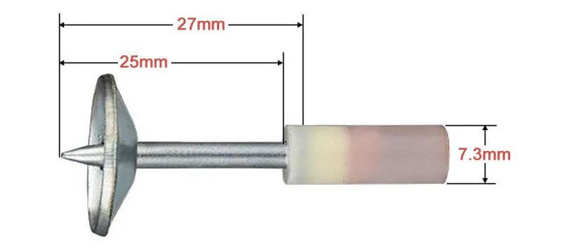 100pcs Round Nails for Mini Ceiling Nail Gun - 27mm Fire Nail