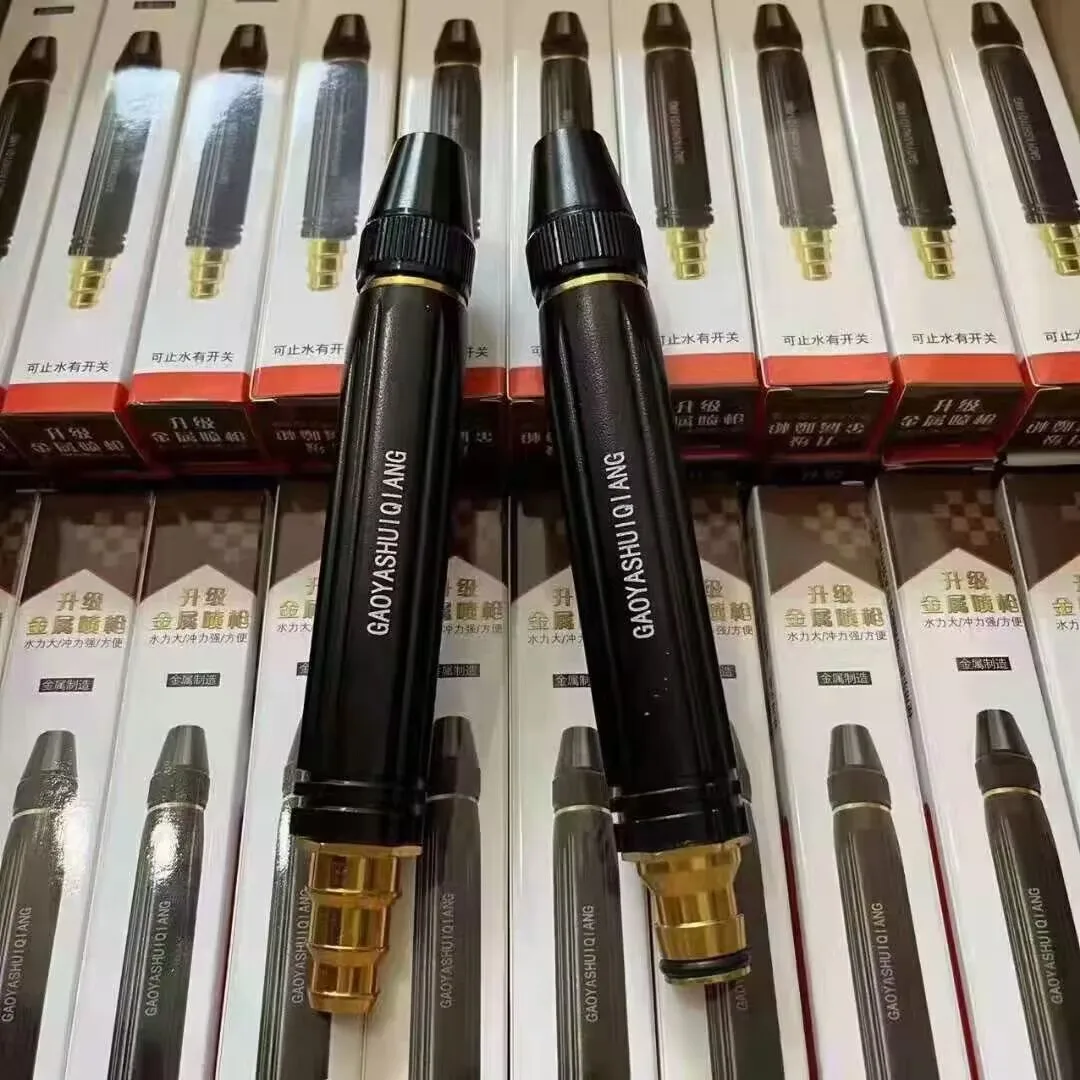 High Pressure Water Spray Gun Metal Brass Nozzle Car Garden Lawn Wash ...