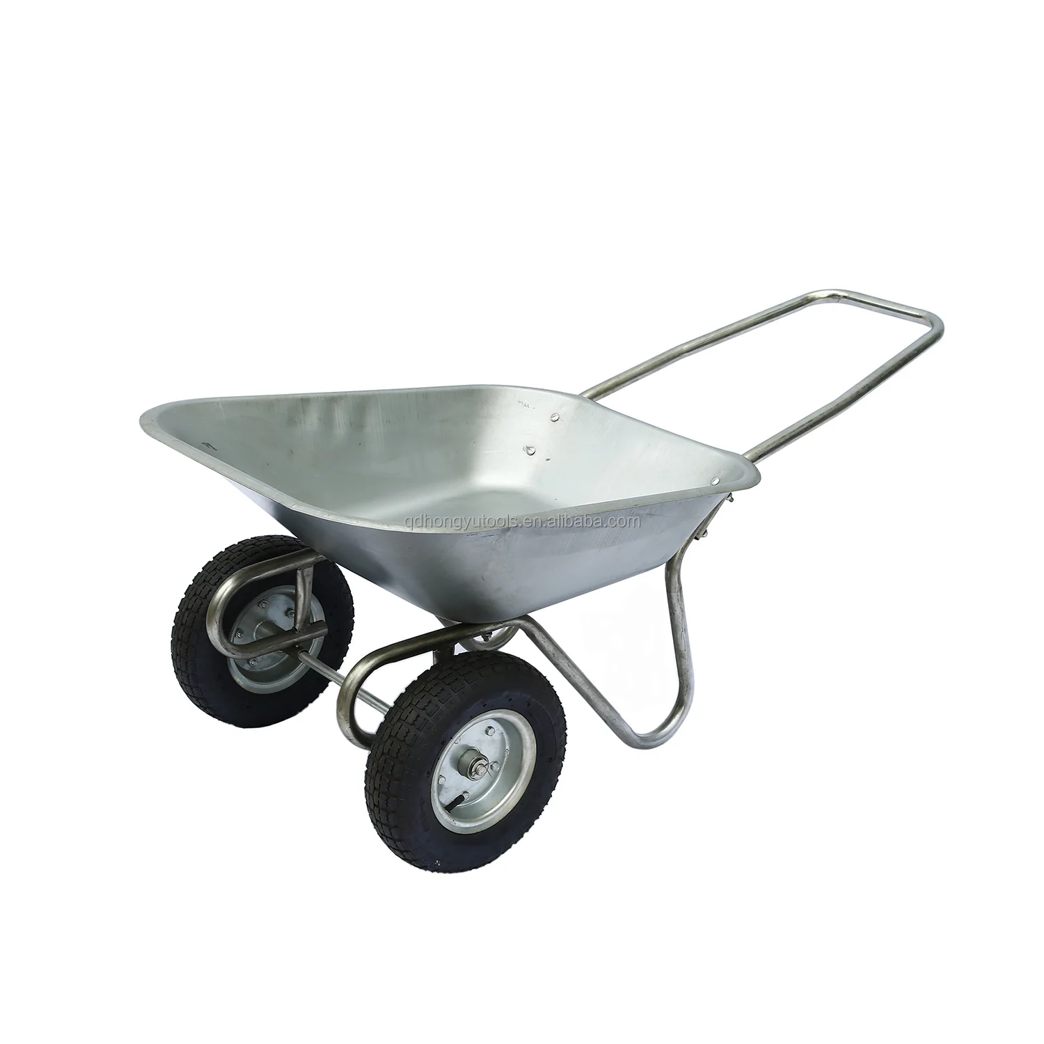 Cheap Double Wheel Industrial Wheel Barrow Wholesale Uer Garden Tracked ...