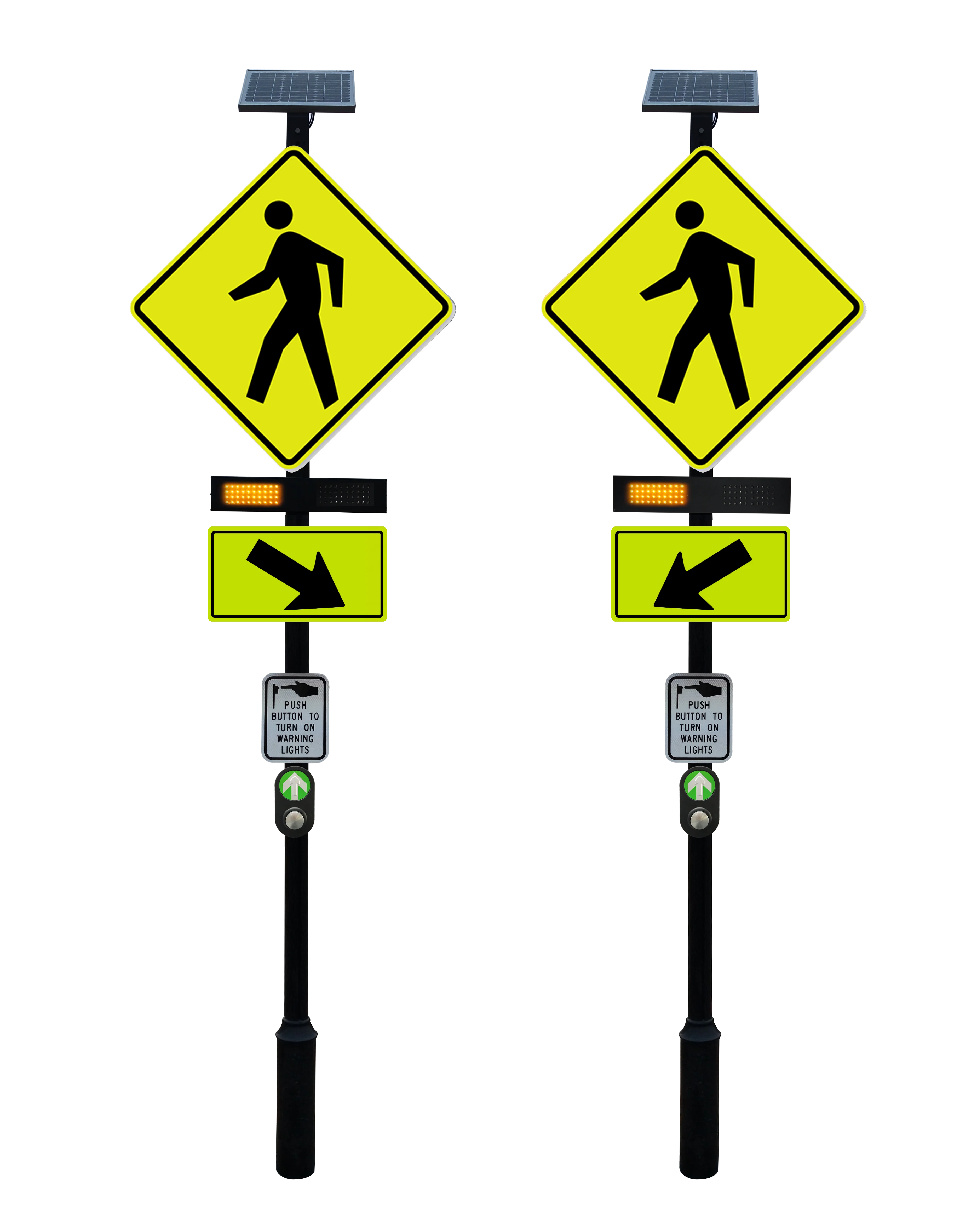 RRFB Rectangular Rapid Flashing Beacon System - USA MUTCD Standard