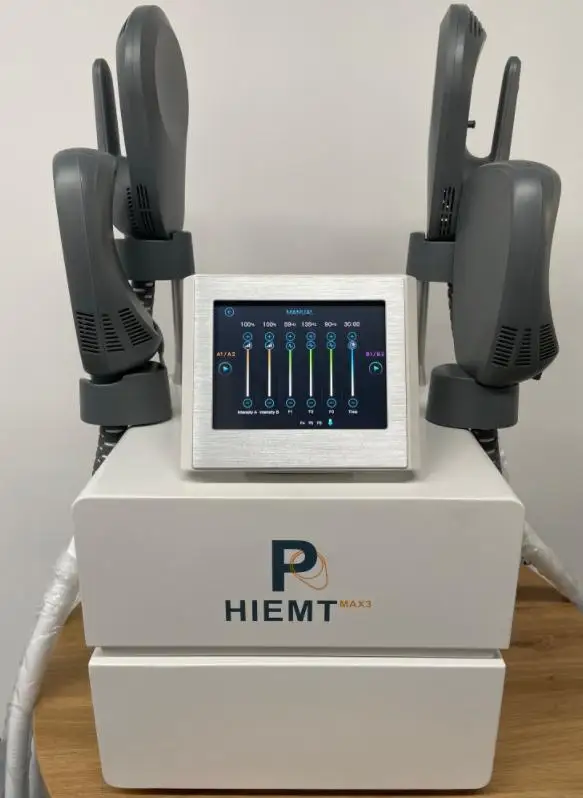 4 Handles Ems Hiemt Sculpt Portable Muscle Stimulator Culpting Body ...