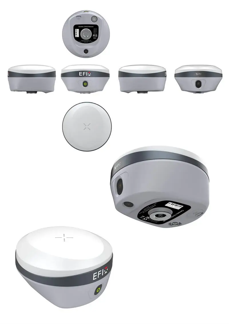 EFIX F8 GNSS RTK Receiver - 1608 Channels & Wi-Fi Support