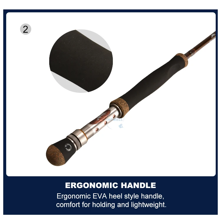 Carbon Fishing Rod 10 Feet Fuji Guide Carbon Fly Fishing Rod Fly Rod ...